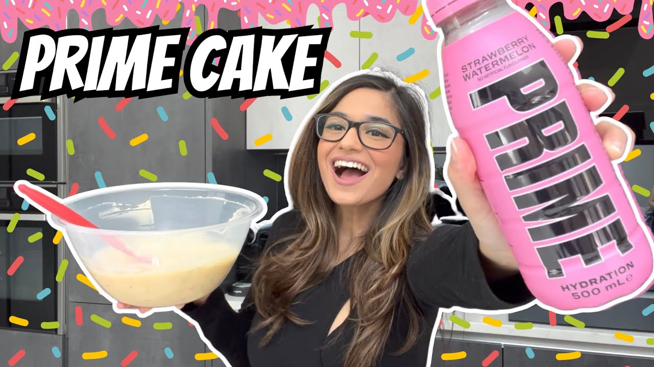 I MADE A PRIME CAKE! 🍰💦 - YouTube