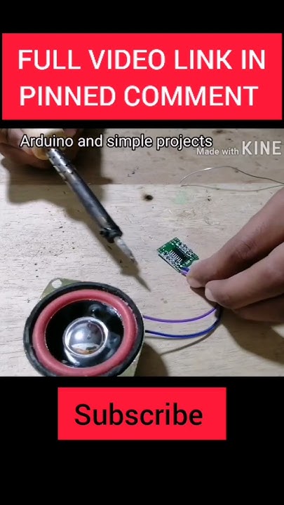 how to make a audio amplifier at home - YouTube