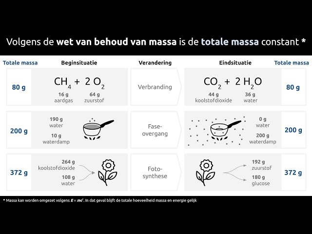 Wet Van Behoud Van Massa Diagram TB242E Processen In De