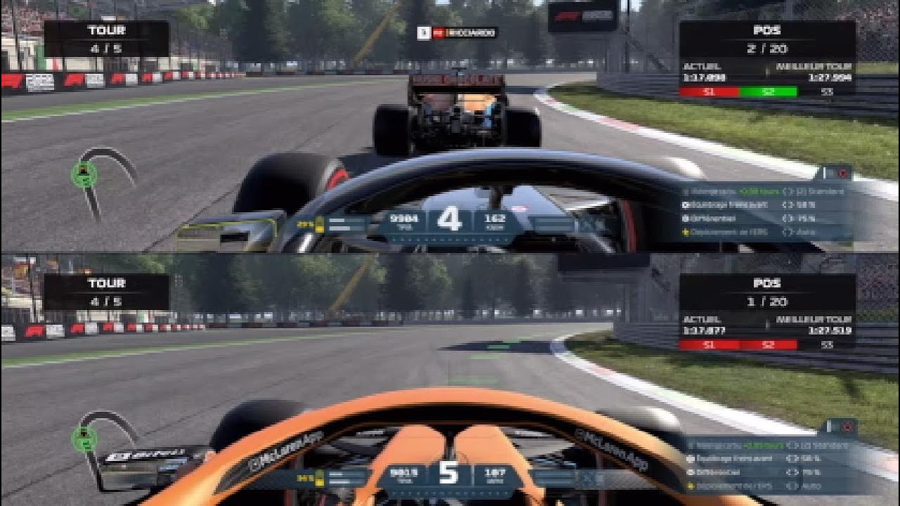 Must see ! F1 2021 split screen collision - YouTube