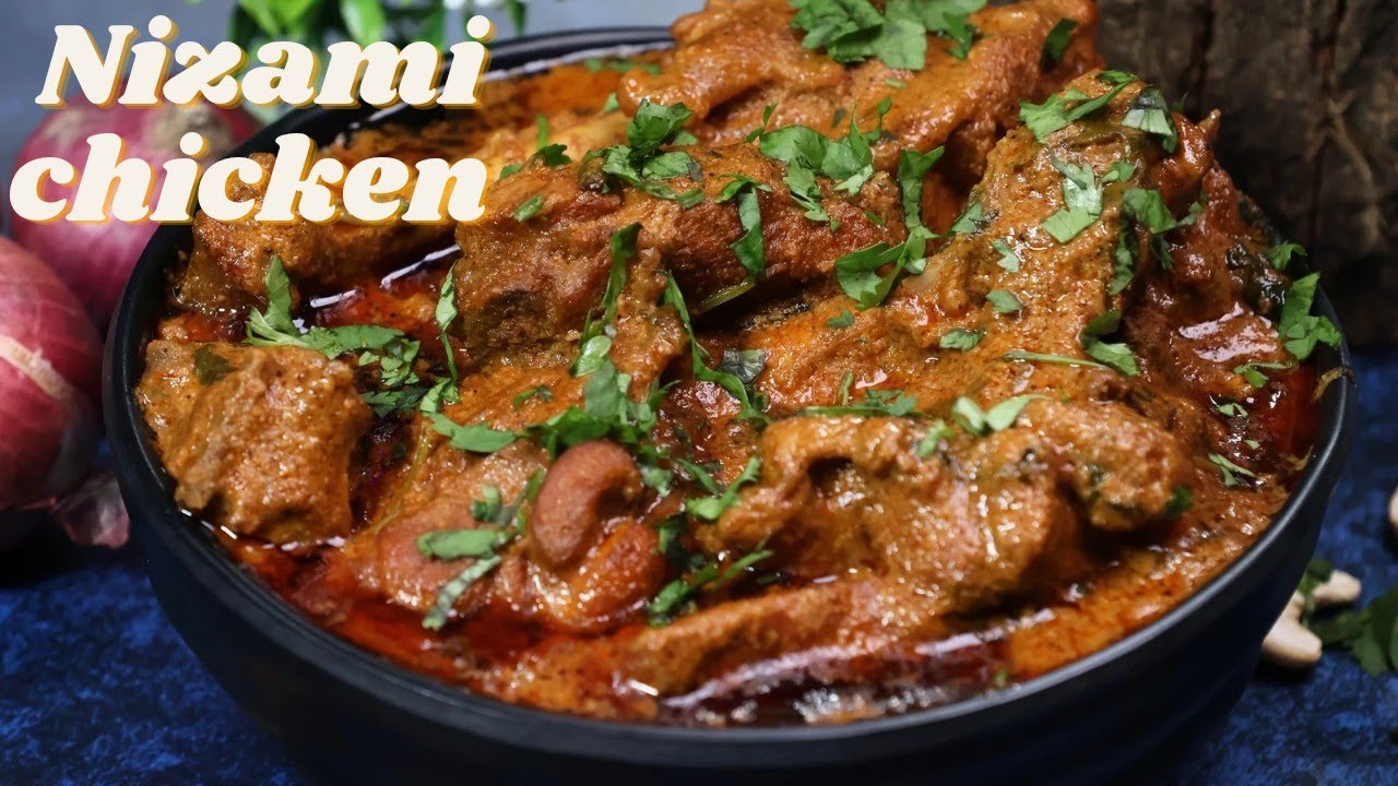 NIZAMI CHICKEN RECIPE | DUM CHICKEN GRAVY | SPECIAL CHICKEN | CHICKEN ...