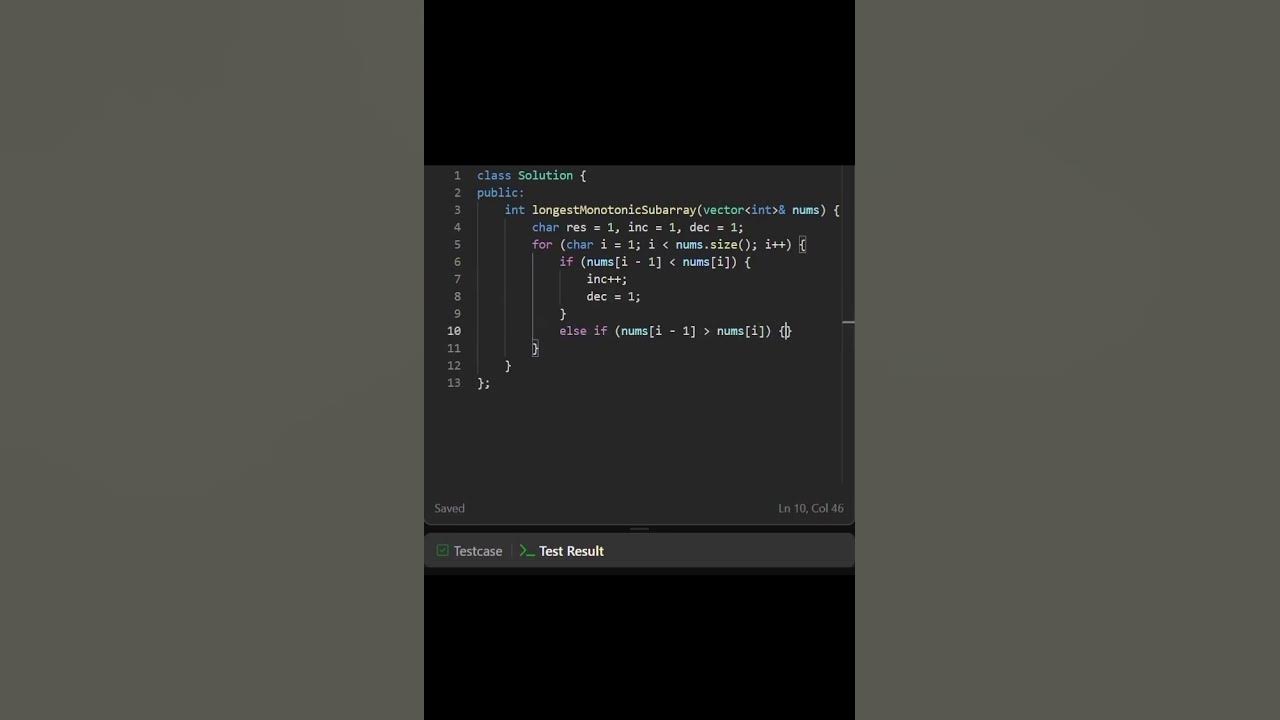 Longest Strictly Increasing or ... - LeetCode No. 3105 #code #coding #leetcode #leetcodesolution ...
