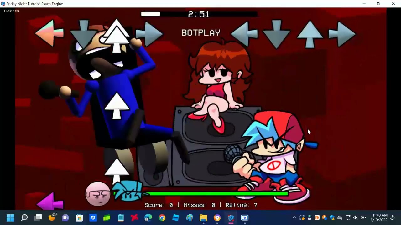 FNF Polygonized and Furiosity but i used new 3D dave sprites - YouTube