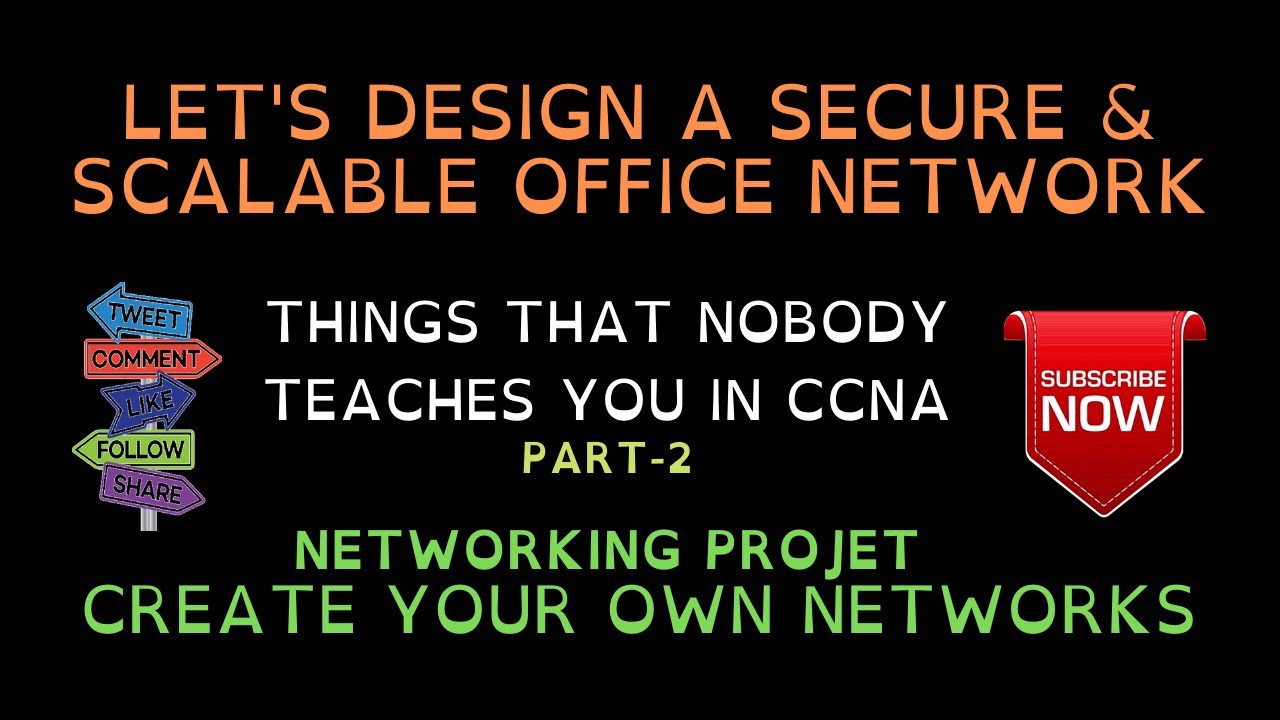 How to Design a Scalable and Secure Office Network | Designing a ...