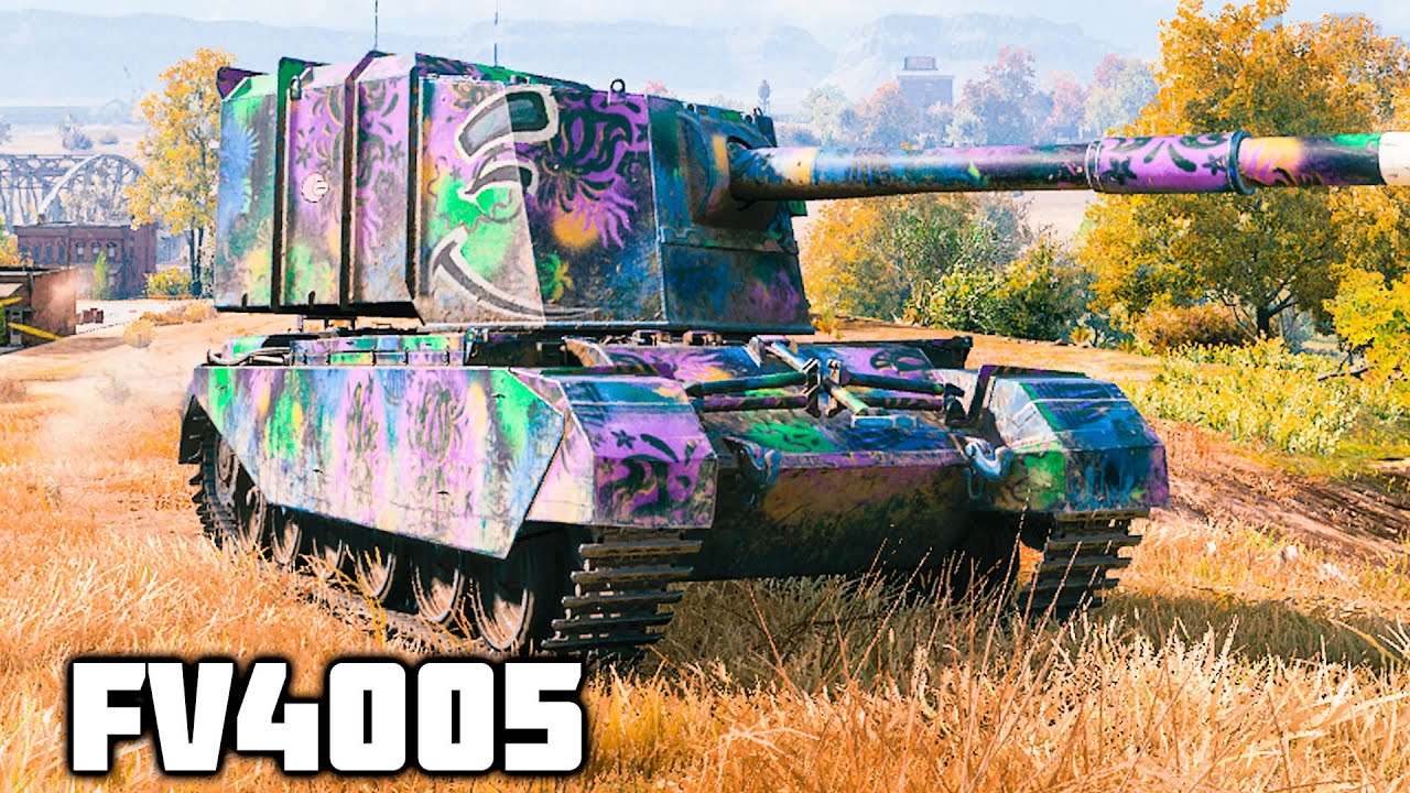 FV4005 Stage II WoT - king of blind shots - YouTube