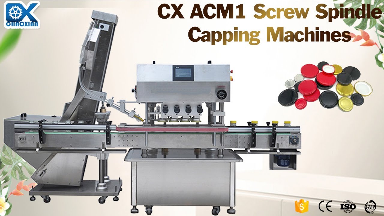 Automatic plastic lid capping machine, Twist off caps capper for glass ...