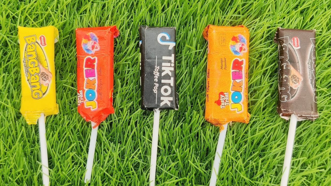 🍭Learn Colors with lollipops and Sweets | Lollipops Unpacking | ASMR ...