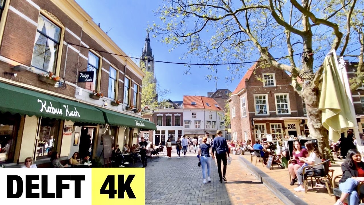 DELFT, NETHERLANDS 🇳🇱 [4K] City Centre Walking Tour - YouTube