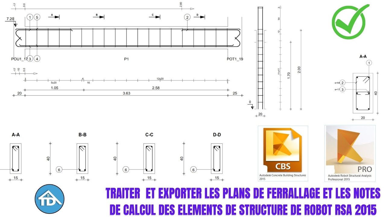 EXPORTER LES PLANS D'EXÉCUTION ET LES NOTES DE CALCUL DE ROBOT RSA 2015 ...