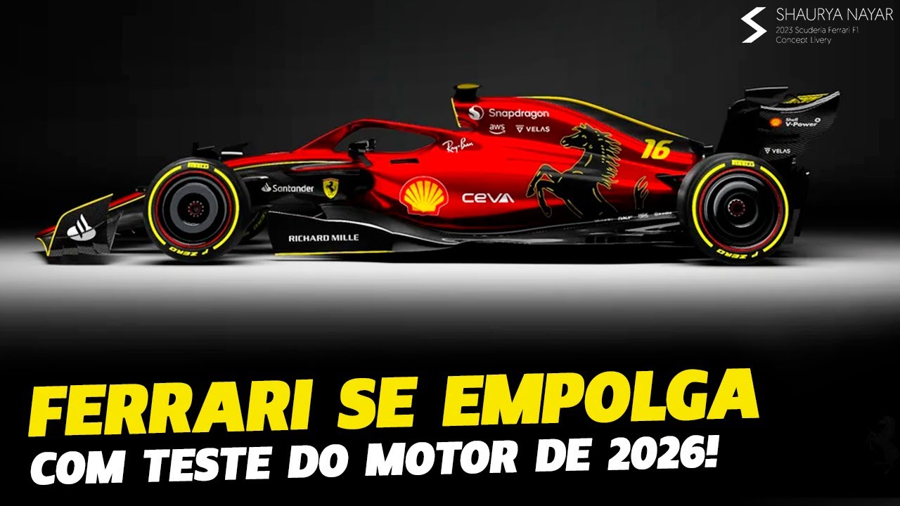 FERRARI FAZ TESTE BEM SUCEDIDO EM MOTOR DE 2026 E REVELA SURPRESA ...