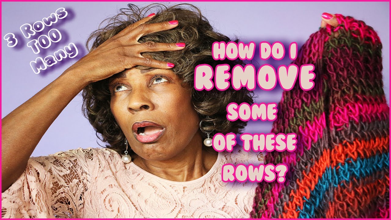 How To Remove Rows From The Loom Knitting Long Loom Loom Knitting Crafts YouTube How To Remove Rows From The Loom Knitting Long Loom Loom Knitting Crafts YouTube