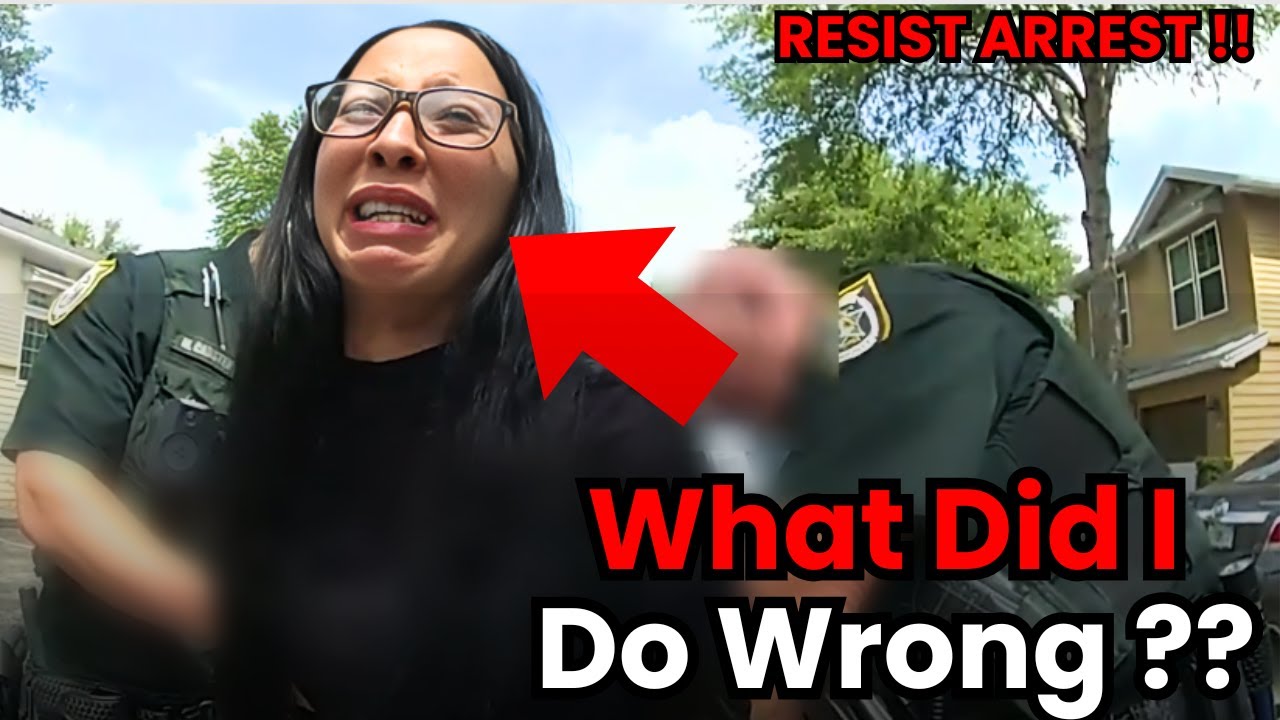 Woman Driver Freaks Out During Traffic Stop and Ends Up Arrested - YouTube