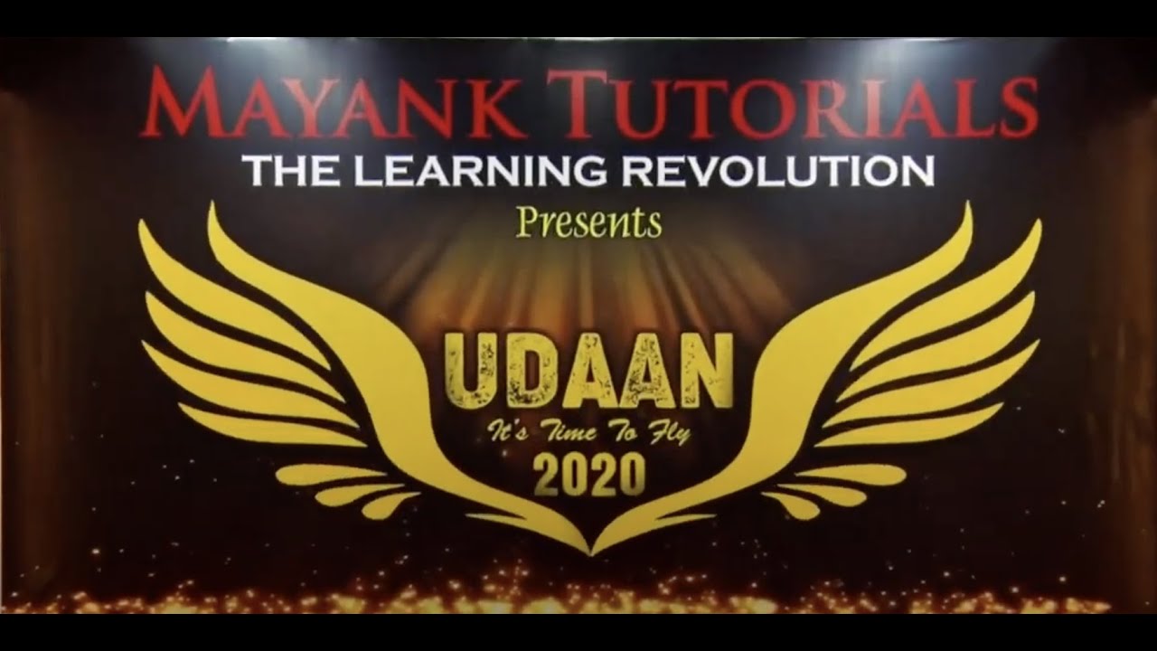 Mayank Tutorial's Udaan: Farewell Event - YouTube