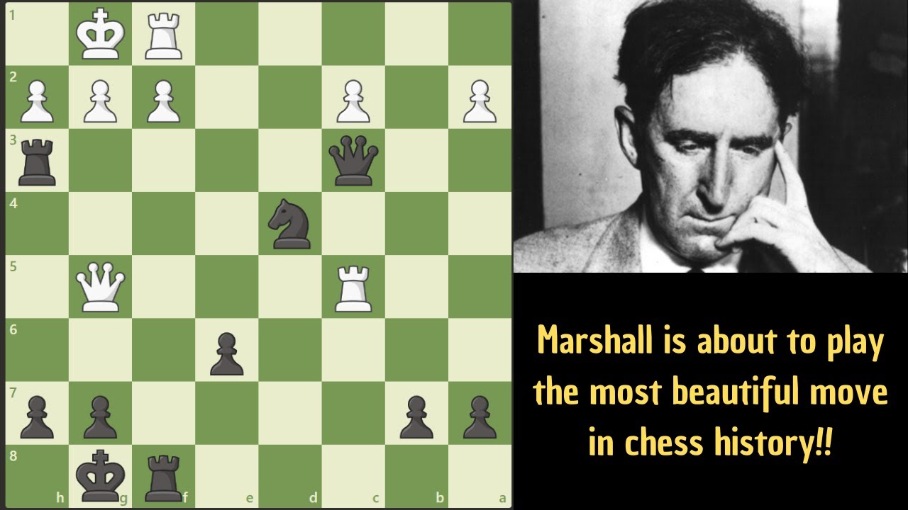The most beautiful move in chess history - YouTube
