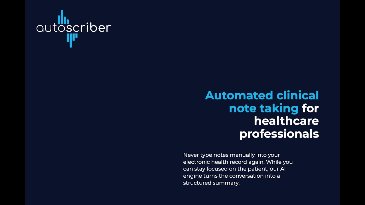 Demo video Autoscriber - YouTube