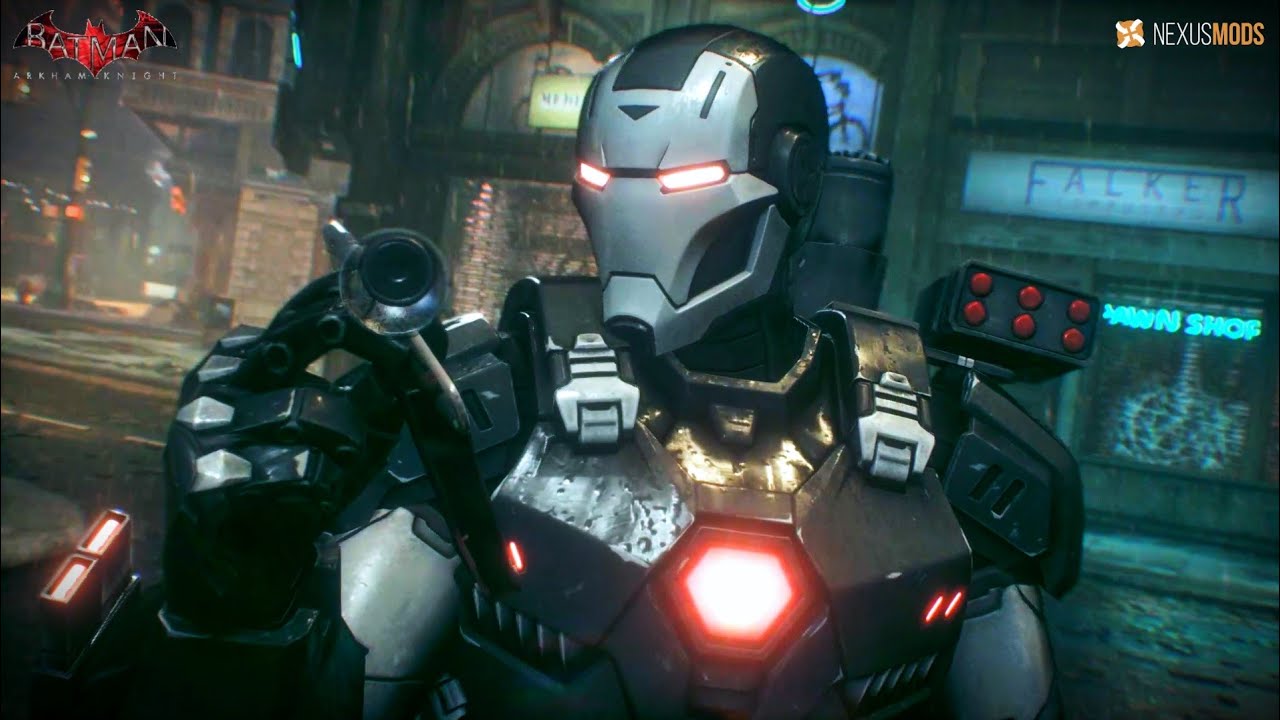 WAR MACHINE [PC Mod for Batman] Gameplay in Arkham Knight - YouTube