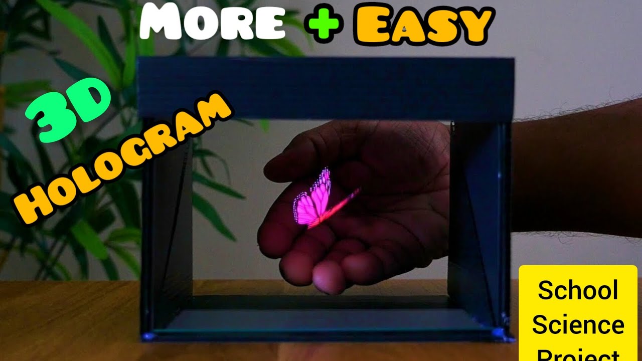 #3D Hologram Box screen 100%working model #How to make 3D hologram ...