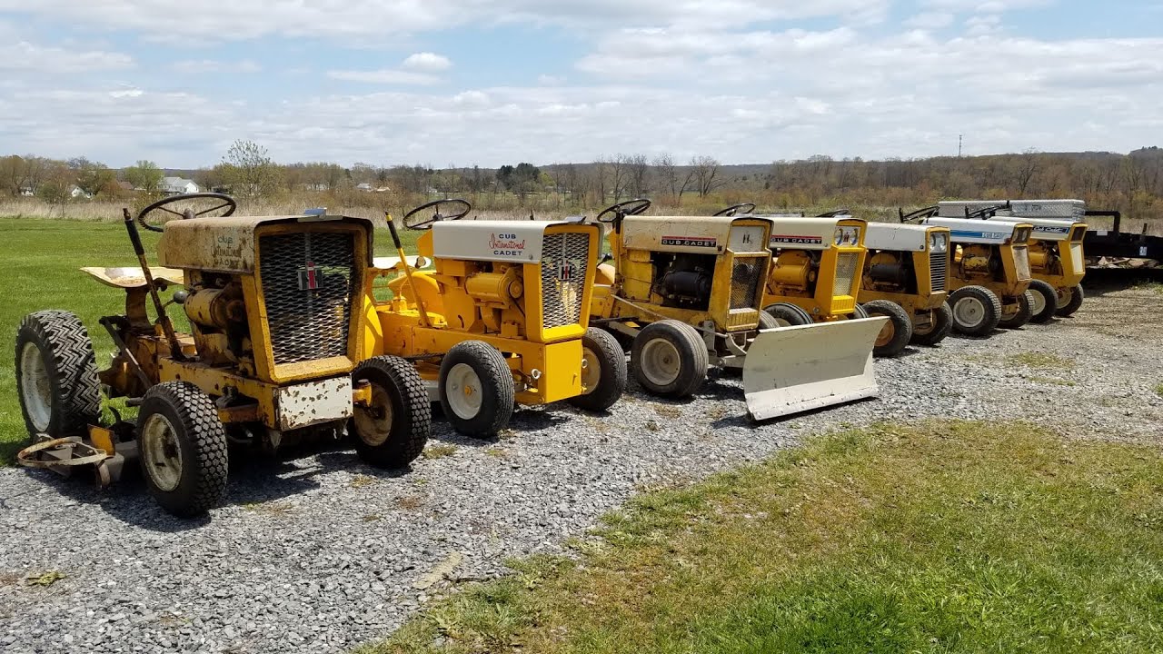 Cub Cadet Collection 1961-1969 - YouTube