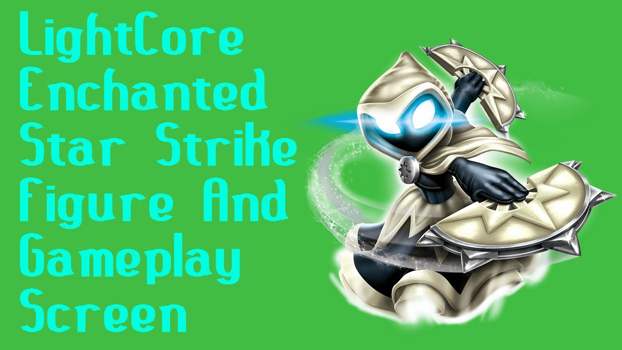 Skylanders: Swap Force - Enchanted LightCore Star Strike Figure And ...