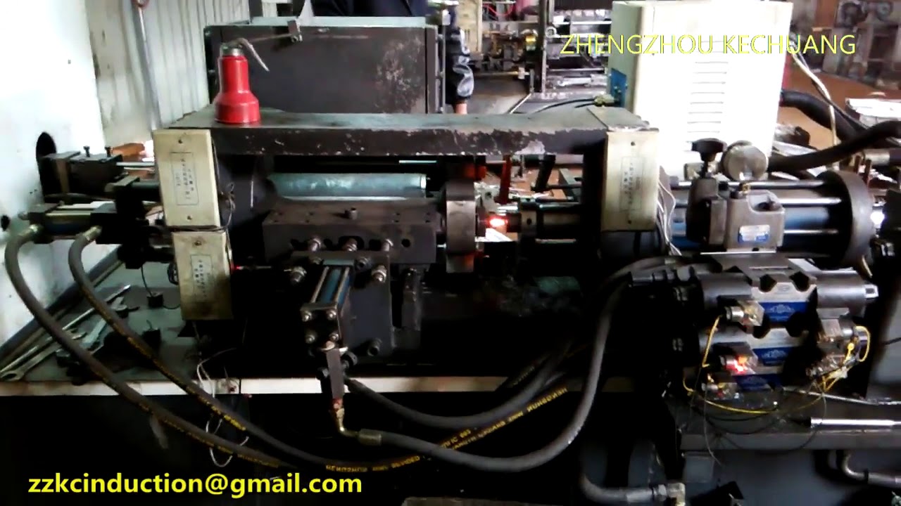 Mould thimble heating-induction heating machine - YouTube