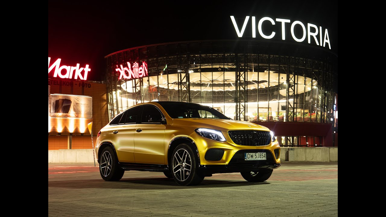 Mercedes Gle Coupe - Satin Energetic Yellow Wrap - YouTube