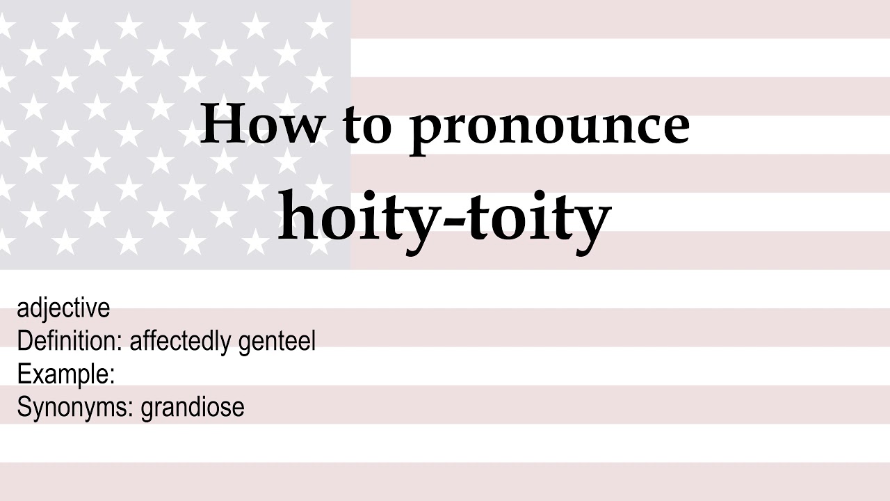 hoity toity - YouTube