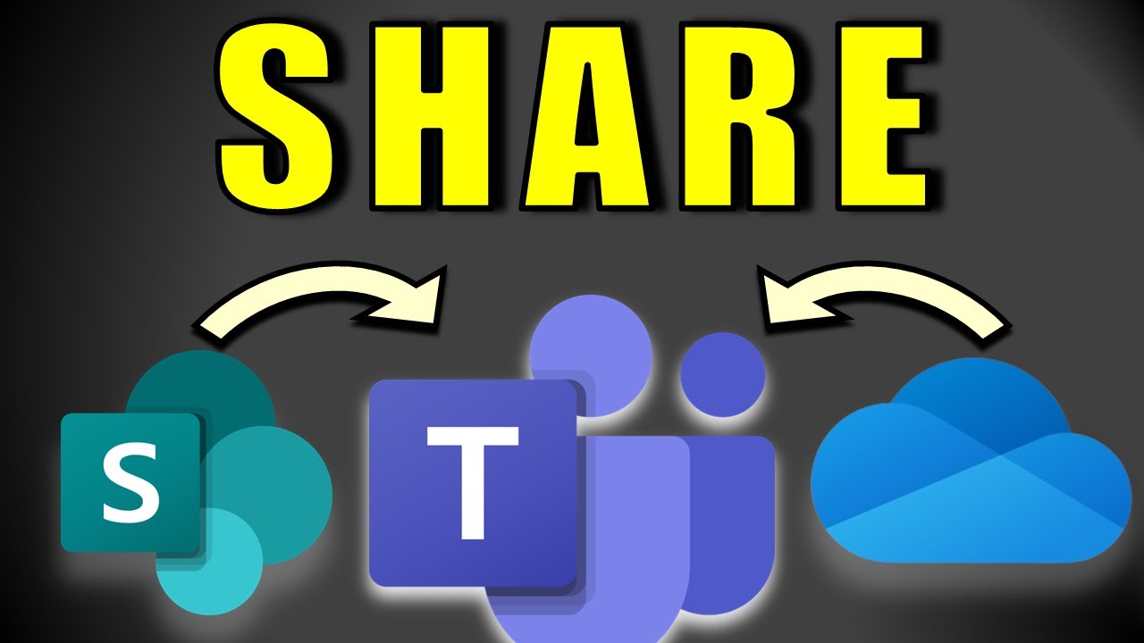 Sharing is Caring: How To Share Files Across Microsoft 365 #remotework ...