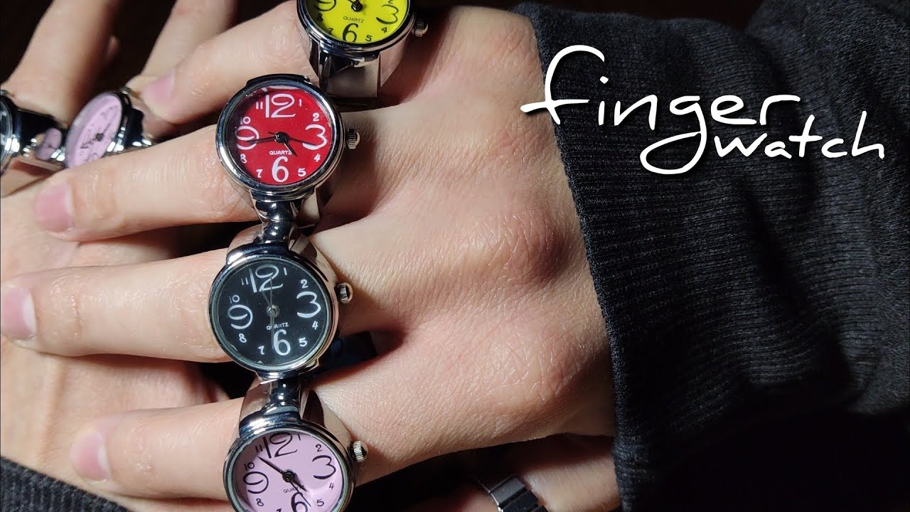 Finger Ring Watch - YouTube
