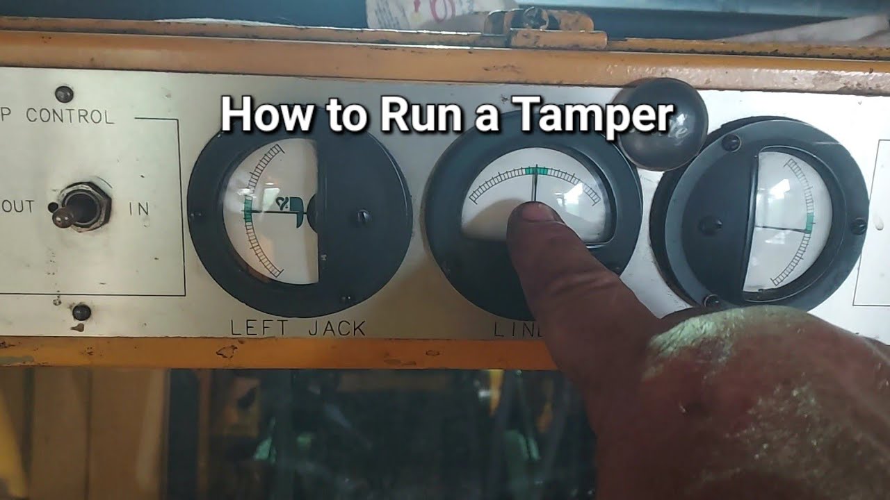 How to Operate a Jackson 6700 Tamper - YouTube