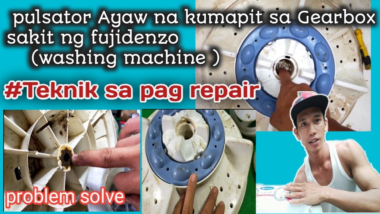 Pulsator ng Washing machine ayaw kumapit sa Gearbox slide na , Tiknik ...