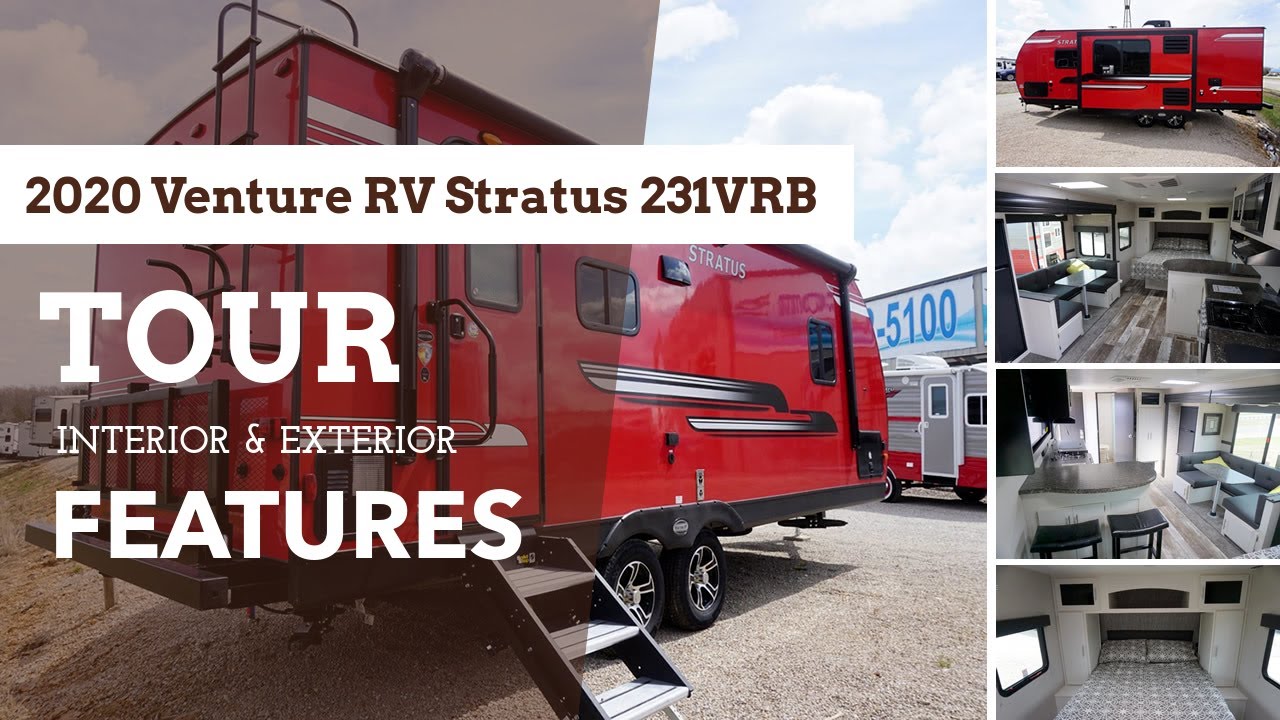 2020 Venture RV Stratus 231VRB Tour | Bourbon RV Center - YouTube