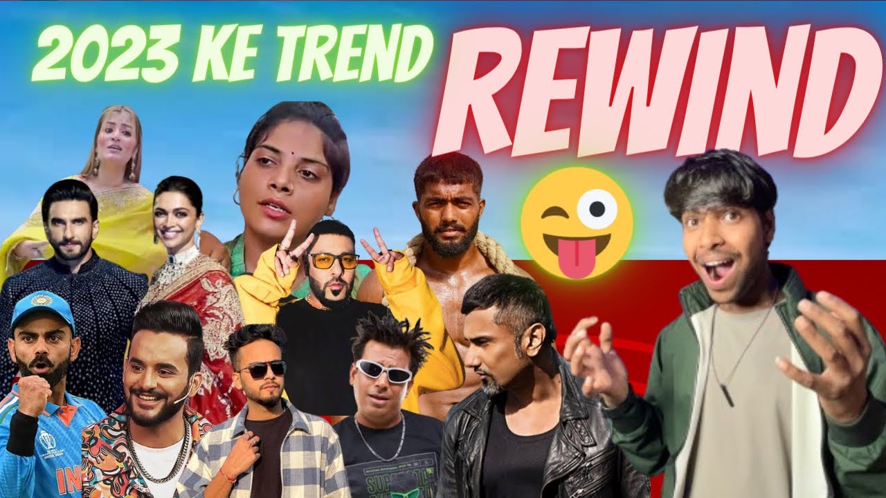 Instagram and YouTube trend 2023 Rewind / 2023 popular star YouTube ...