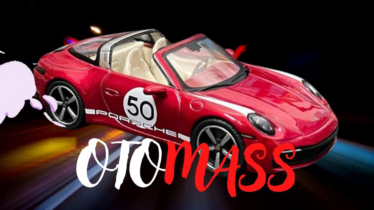 Mini GT Porsche 911 Targa 4S Heritage Design Edition Cherry Red - YouTube