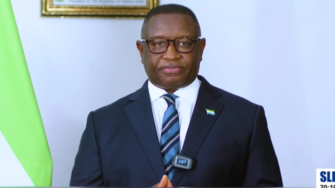 President Bio Addressed The Nation On 12th August 2022 - YouTube