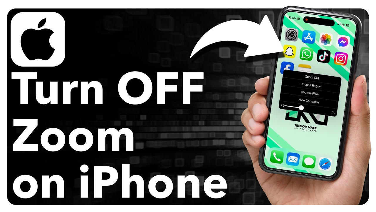 How To Turn Off Zoom On iPhone - YouTube