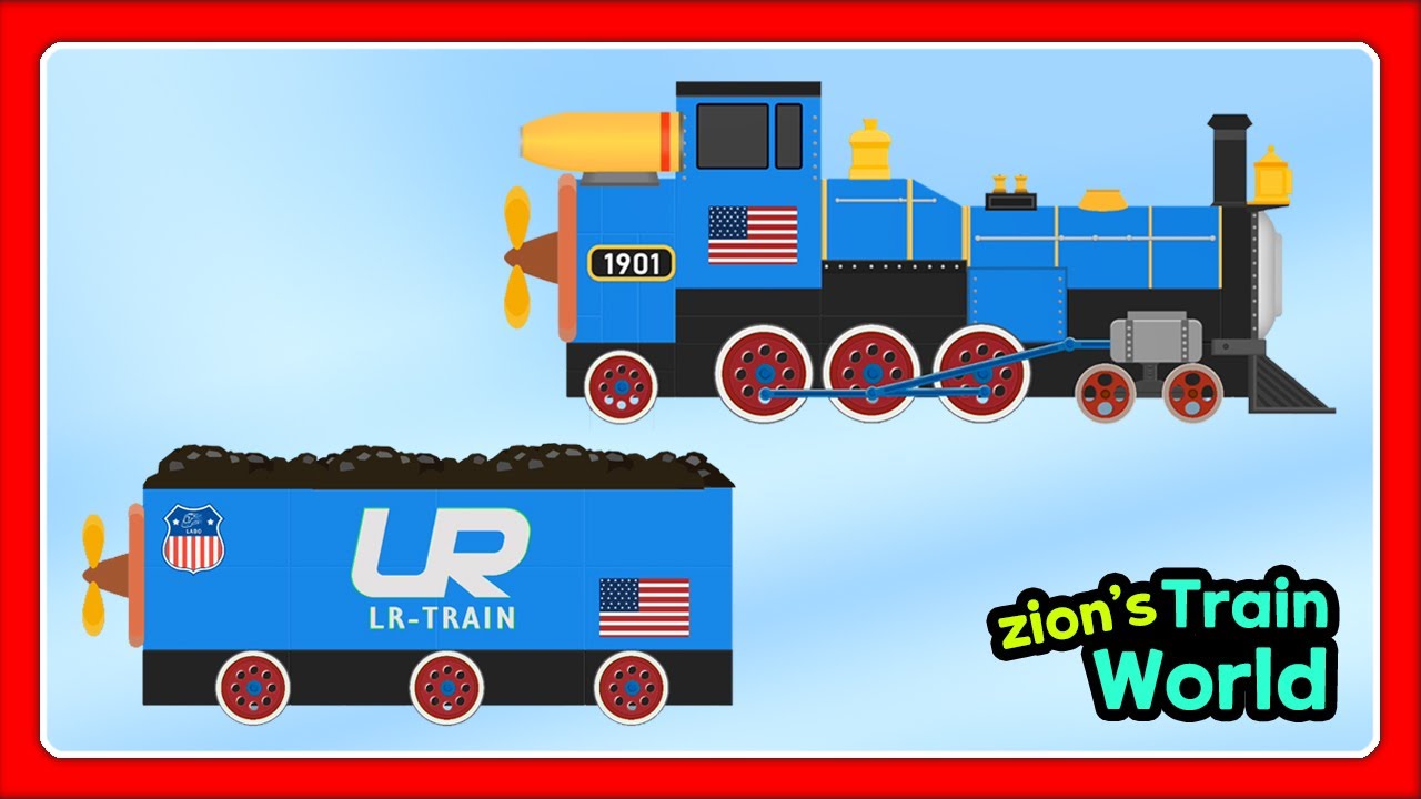 Labo Brick Train #879 Blue Train - YouTube