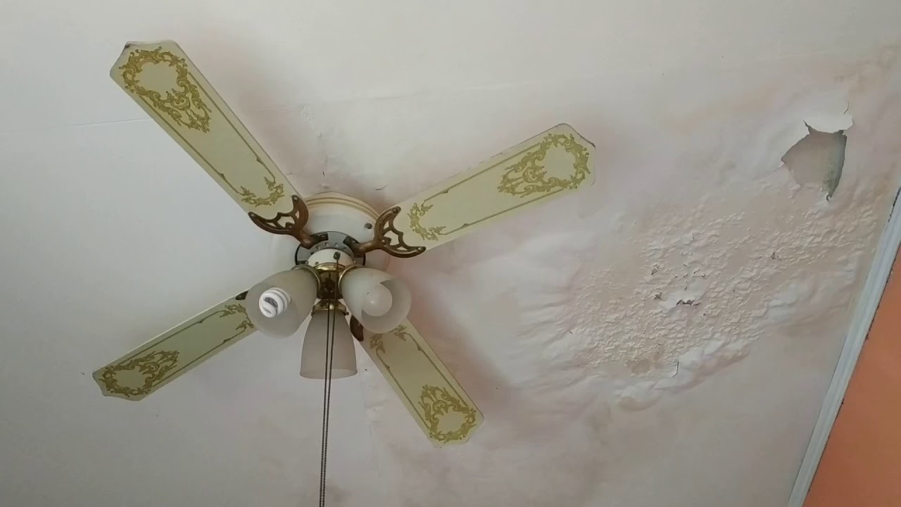 [Fixed Cam] 42" Uchida Decorative Ceiling Fan - YouTube