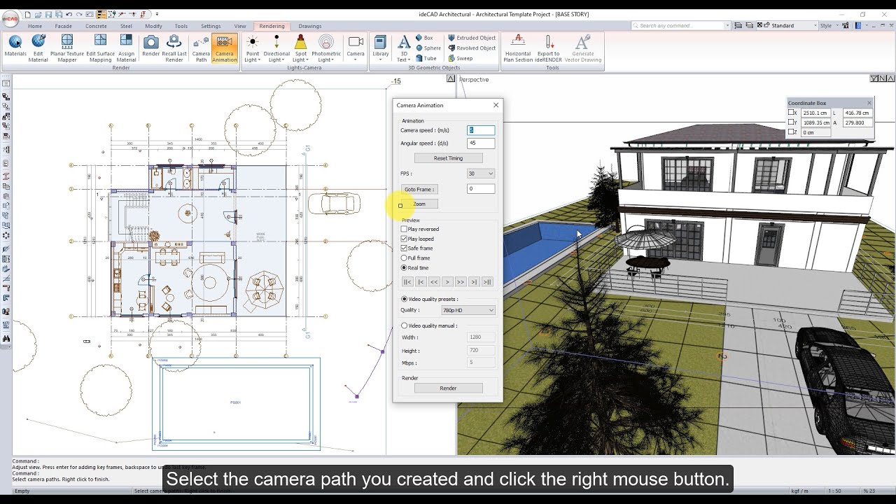 ideCAD Architectural | Fly-Through Animation | BIM Software for ...