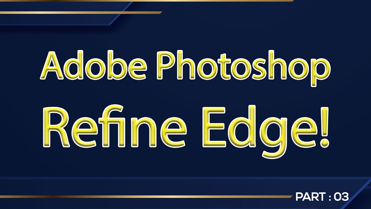 Adobe Photoshop Refine Edge Class || Refine Edge || Curly Hair Remove ...