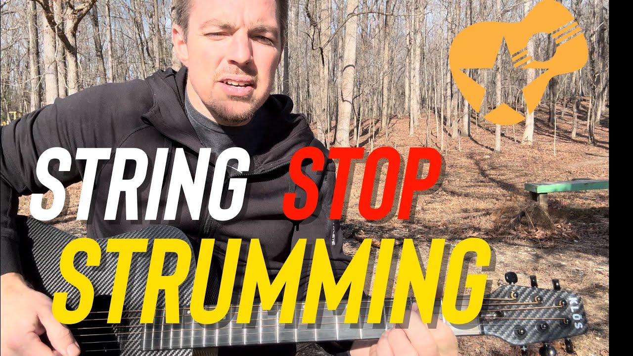Stop the Strings for Better Strumming! #beginnerguitarlesson - YouTube
