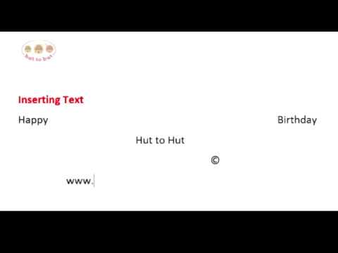 Inserting Text Anywhere | Word Tips & Tricks 3 - YouTube