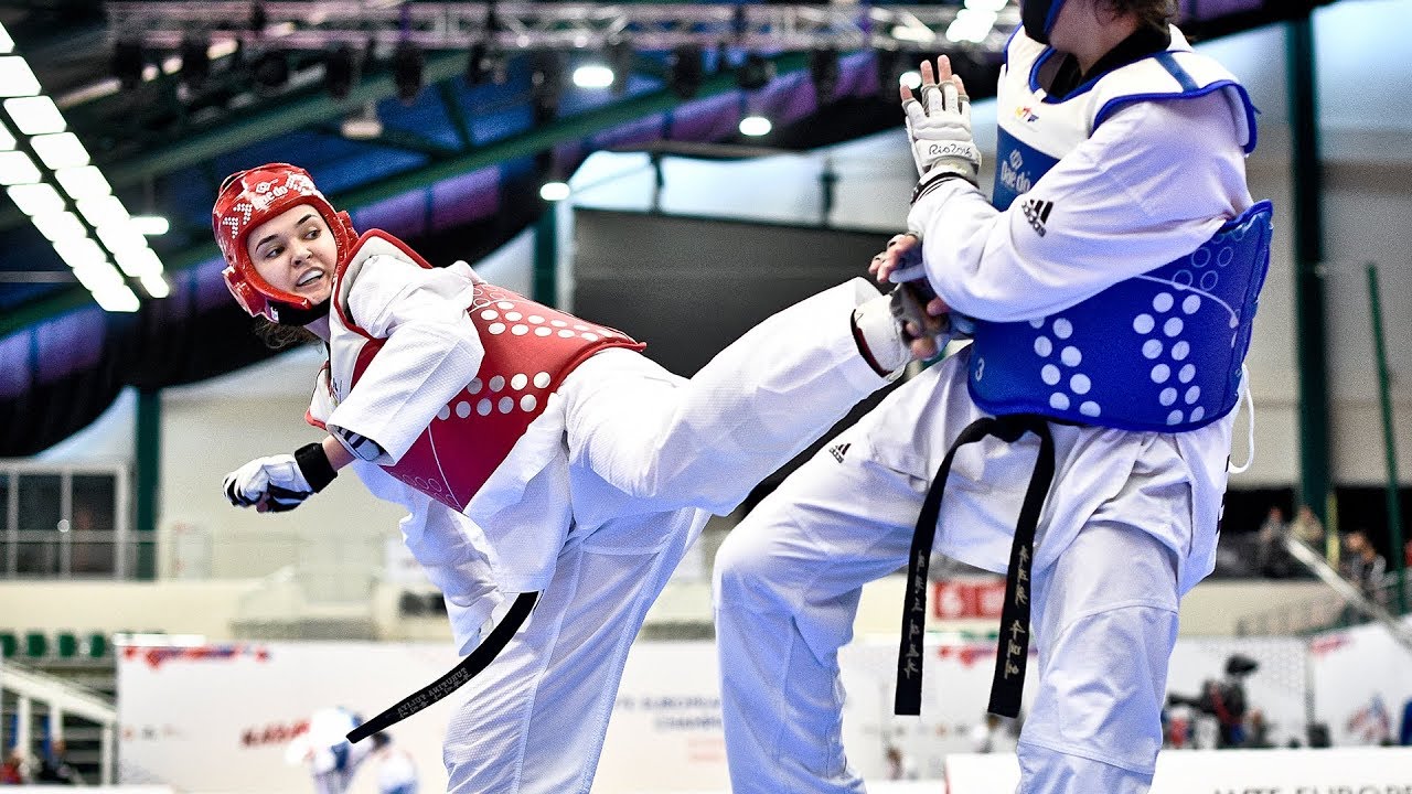 Rabia Bachmann (GER) vs Yulia Turutina (RUS). European Taekwondo ...