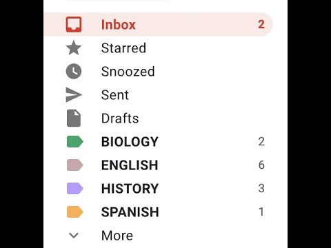 Organization Tips for Your Student's Gmail Inbox - YouTube