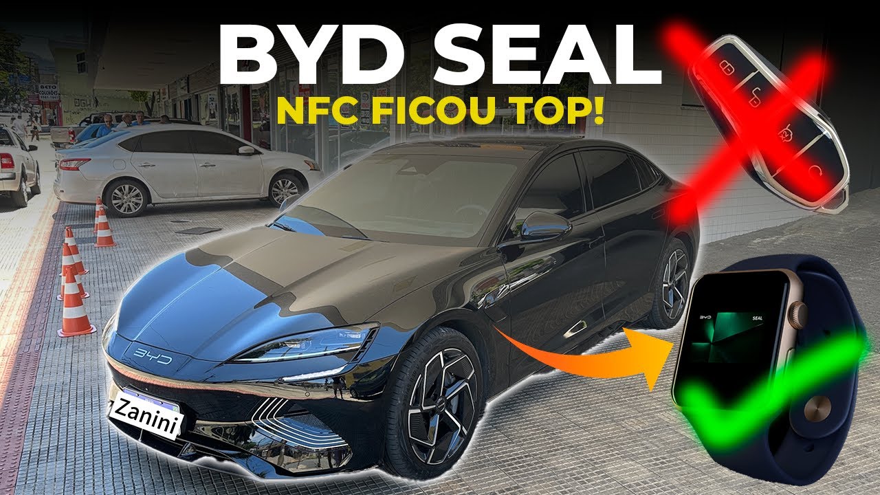🔴 BYD SEAL: NFC - ABRIR E LIGAR O CARRO USANDO O APPLE WATCH E O IPHONE ...