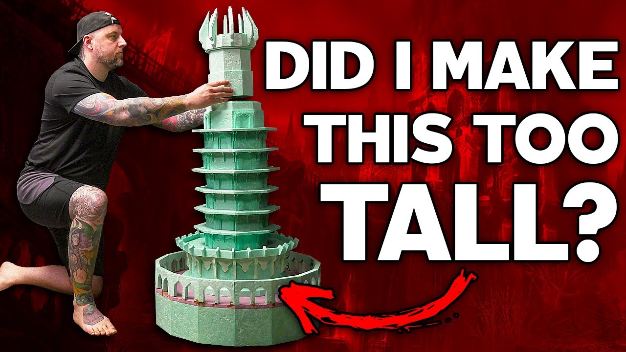 I have reached the top of my MASSIVE FOAM TOWER BUILD! - YouTube