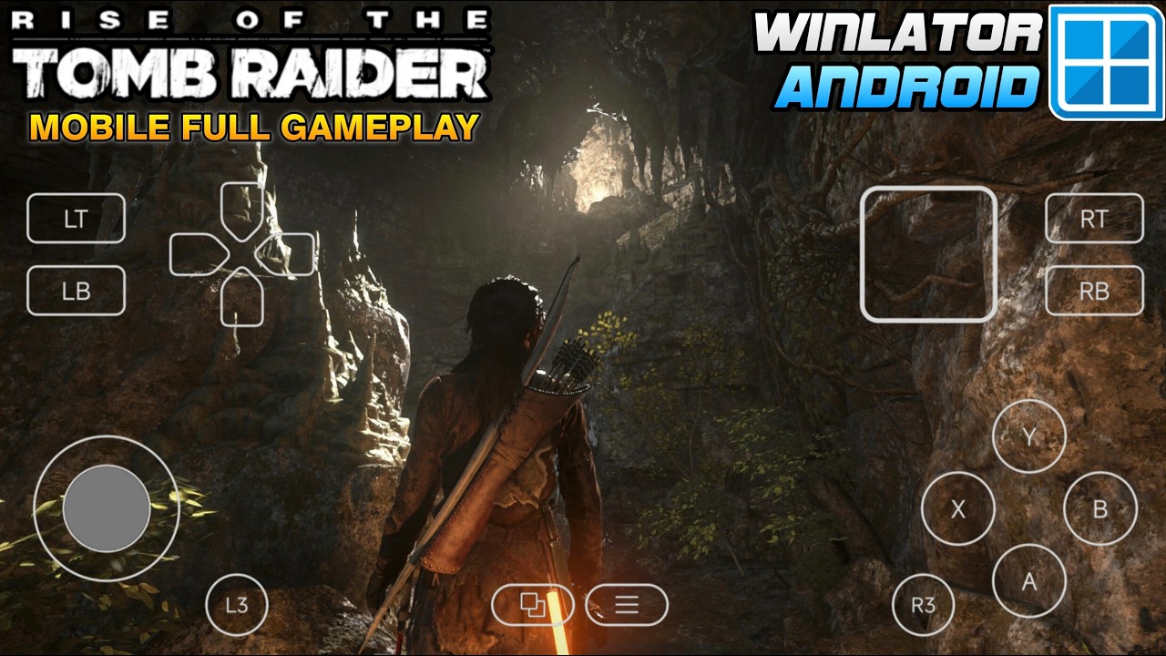 Rise of the Tomb Raider™ Mobile Full Gameplay Winlator V10 Android ...