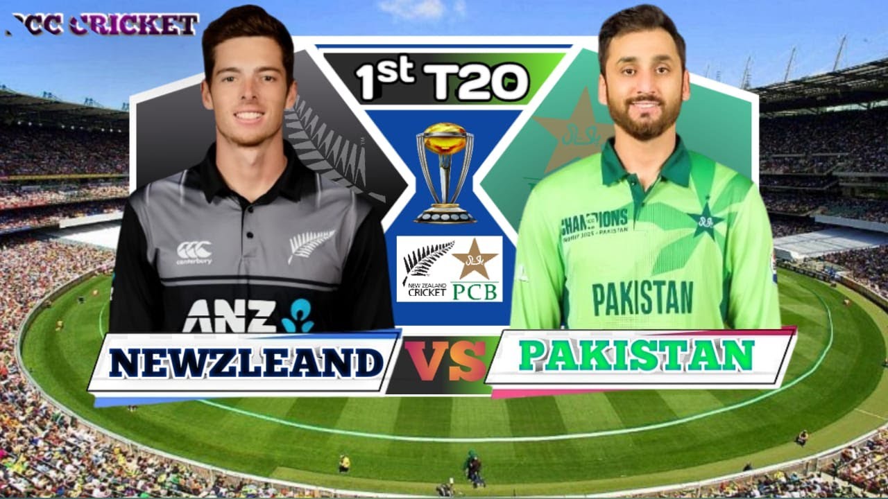 Live : Pakistan vs New Zealand 1st T20 Watch 2025 | Pak vs Nz 1st T20 ...