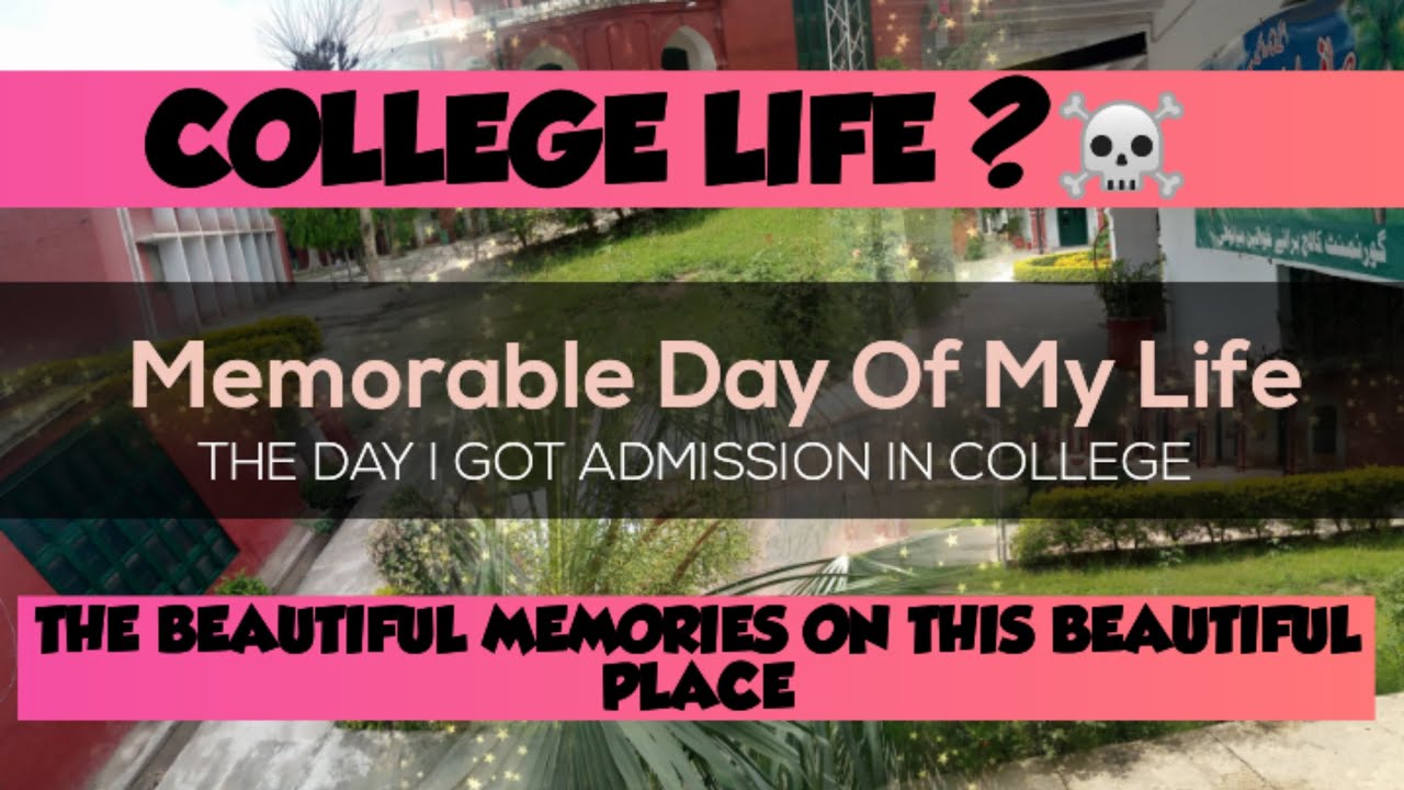 Admission In College||My College Life||The Beautiful Photography ...