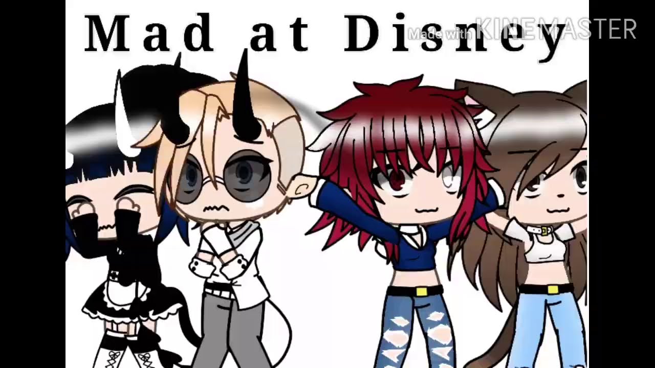 Mad at Disney | gacha life | - YouTube