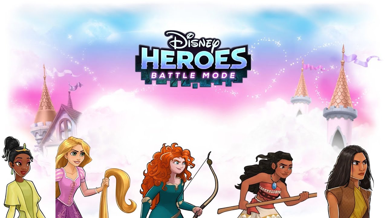 Disney Heroes Battle Mode - Tiana, Rapunzel, Merida, Moana and Raya ...